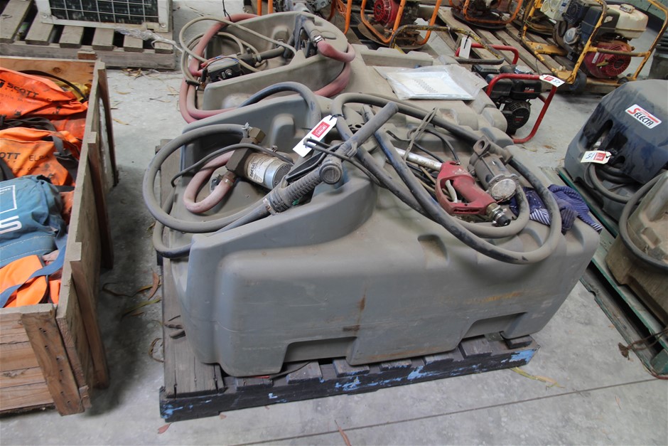 Selecta Tray Mount Poly Diesel Refuelling & Storage Unit Auction (0018 ...