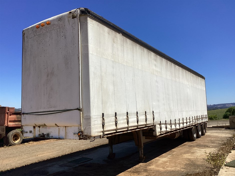 2002 MAXITRANS ST3 Step Deck Curtainsider Trailer Auction (0005-3032208 ...
