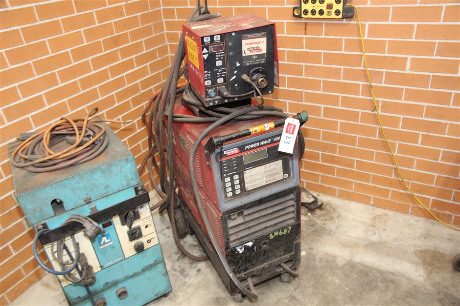 Lincoln Power Wave 450 Mobile Mig Welding Auction (0023-5059033 ...