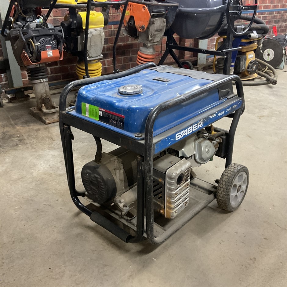 Saber Portable Generator Auction (0017-3032275) | Grays Australia