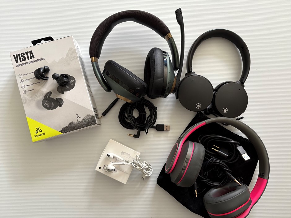 EPOS, Yamada, Jaybird, Moki Headphones (Lot of 5) Auction (0004-2565518) | Grays Australia
