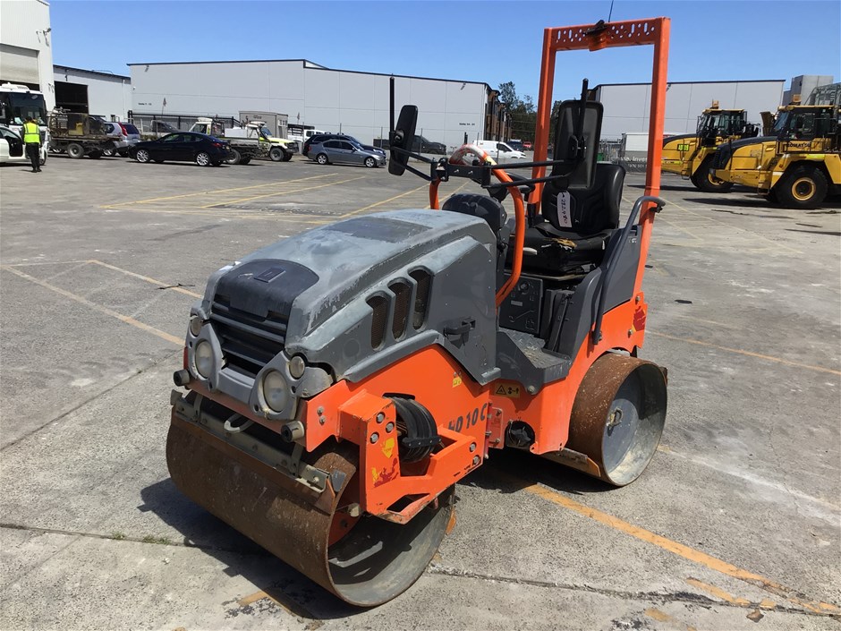 Hamm HD10c Smooth Double Drum Roller 1.5T. Auction (0024-5059014 ...