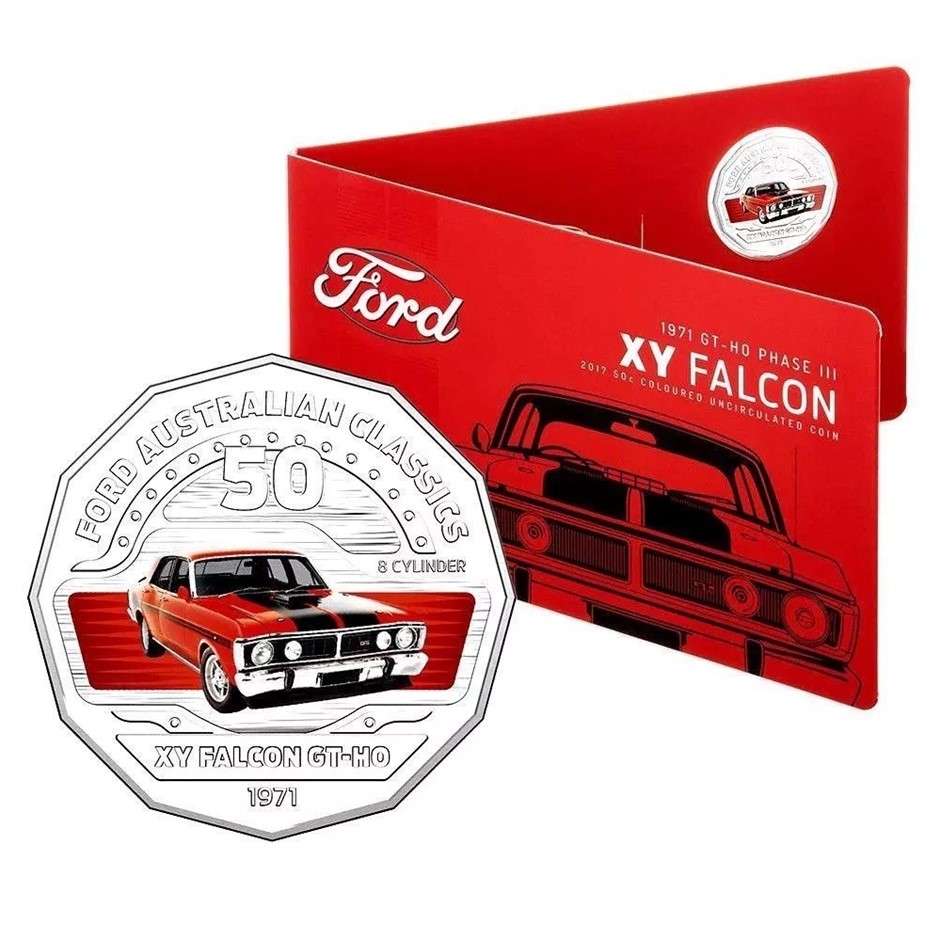 2017 FORD FALCON XY GT - HO 50 CENTS COINS - POPULAR COIN AND NOW ...