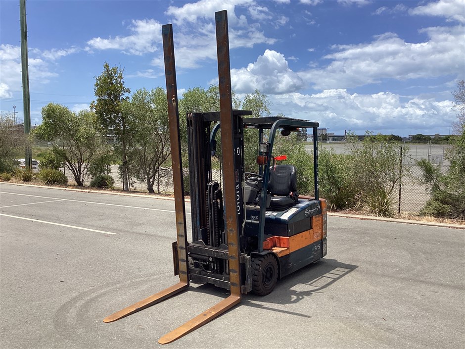 Toyota 7FBE20- 3 Wheel Counterbalance Forklift Auction (0012-7056293 ...