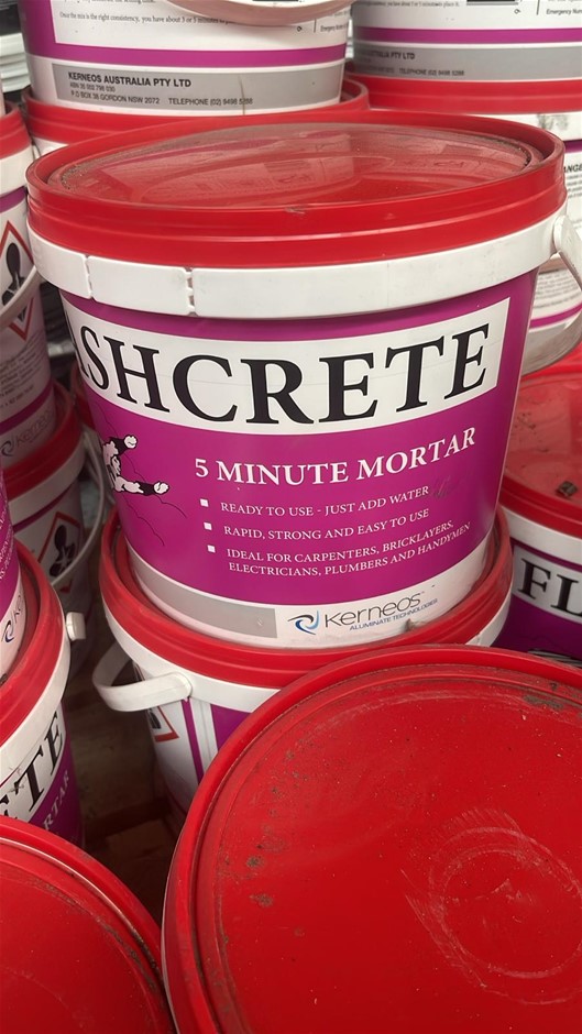 8kg Flashcrete 5 Minute Mortar Auction (0014-2565691) | Grays Australia