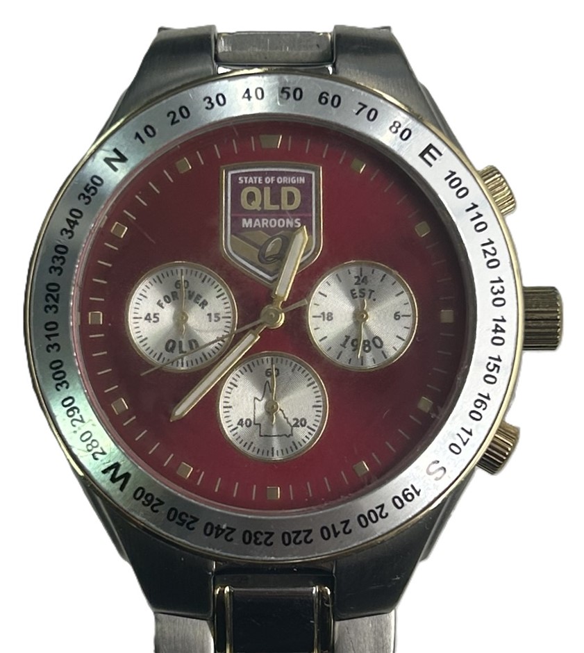 HOLDEN QLD STATE OF ORIGIN Chronograph Watch Auction (0125-2565738 ...