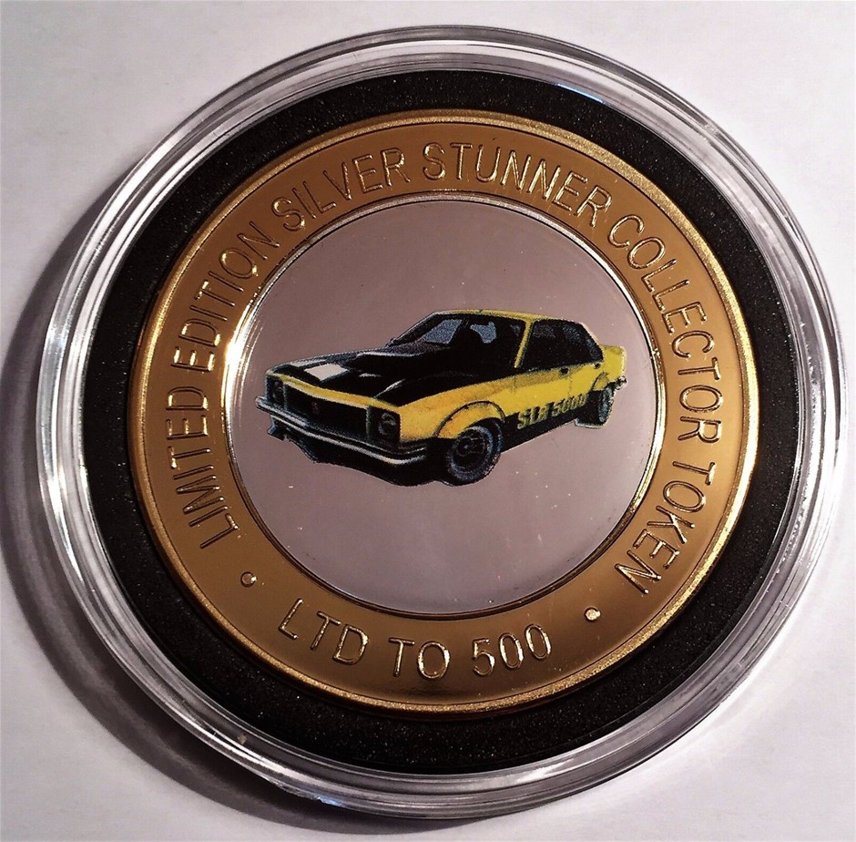 New Holden Torana SLR 5000 Colour Silver Stunner Coin/Token Auction ...