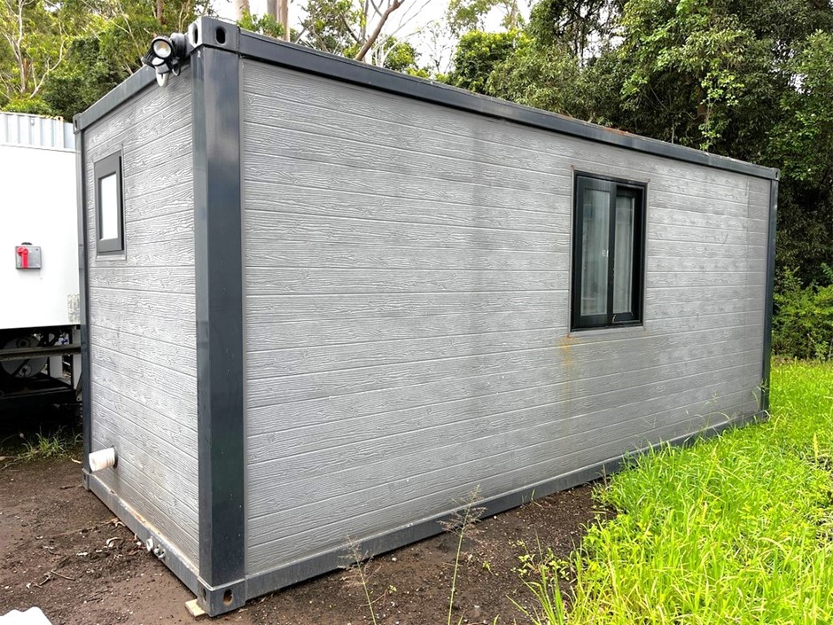 20ft Container Donga / Site Office / Studio Container Auction (0006 ...