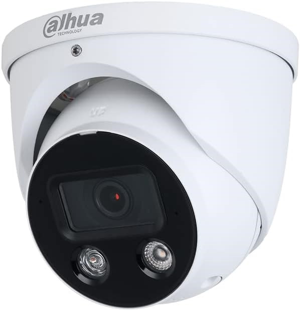 DAHUA 8MP AI Active Deterrence Full Color IP Turret Camera, Starlight ...