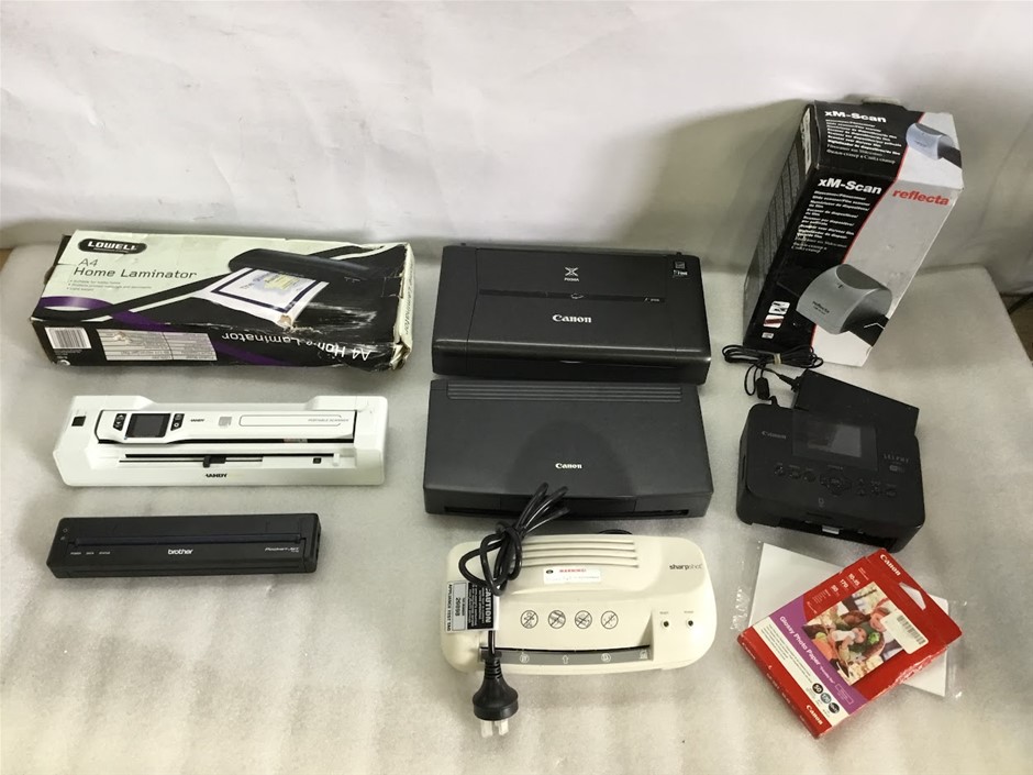 Mix brand mix model Laminator&PORTABLE SCANNER Auction (0041-2565979 ...