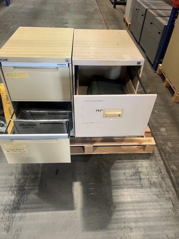 Filing cabinet - Qty x 2 Auction (0004-5059444) | Grays Australia