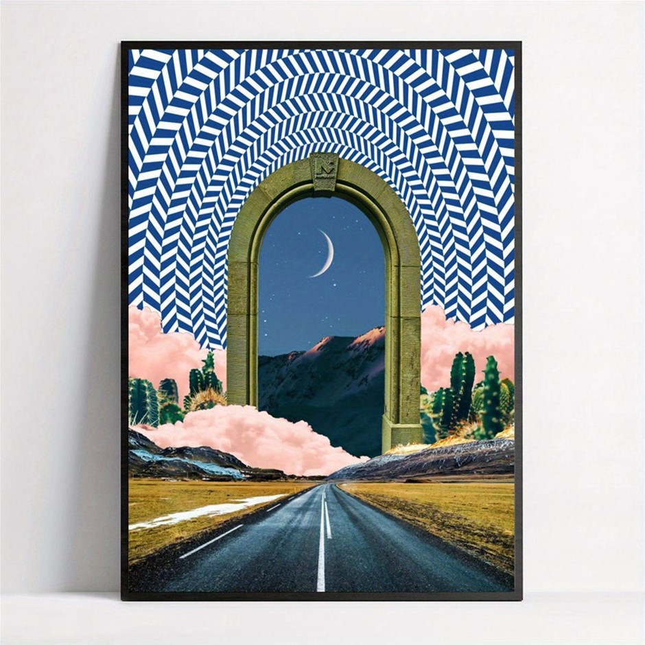 Optical Illusion Poster " WINDOW OF OPPORTUNITY" Canvas Print Auction (0006-2566050) | Grays ...