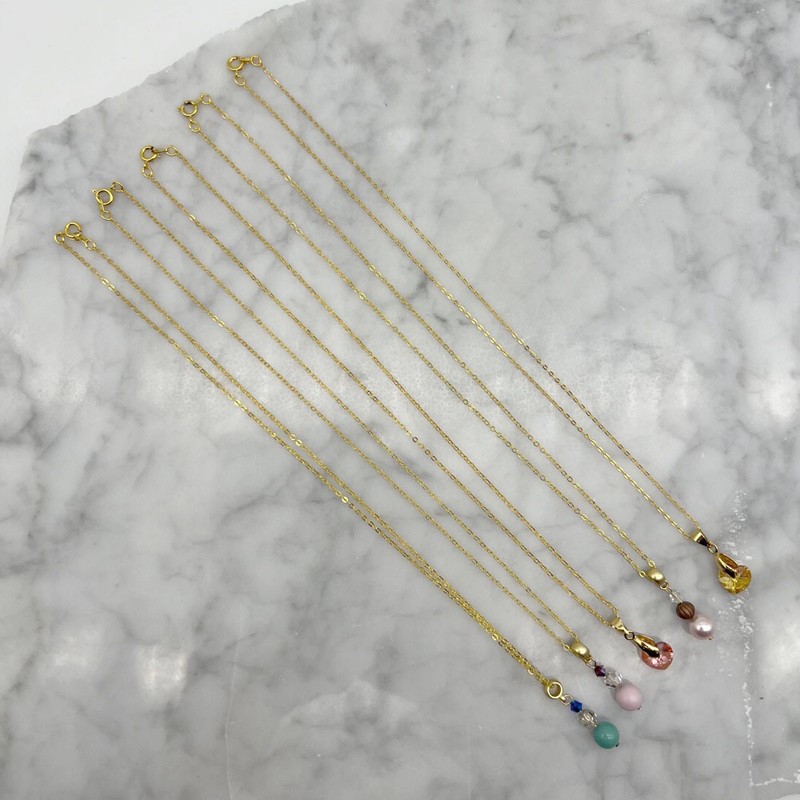 Assorted Genuine Swarovski® Austrian Crystal Gold Plated Pendant ...