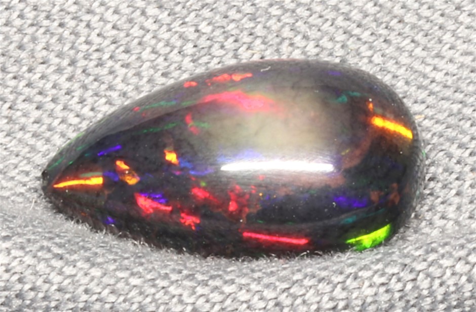 Solid Black Opal, weight 1.65 carats Auction (0006-2566124) | Grays Australia