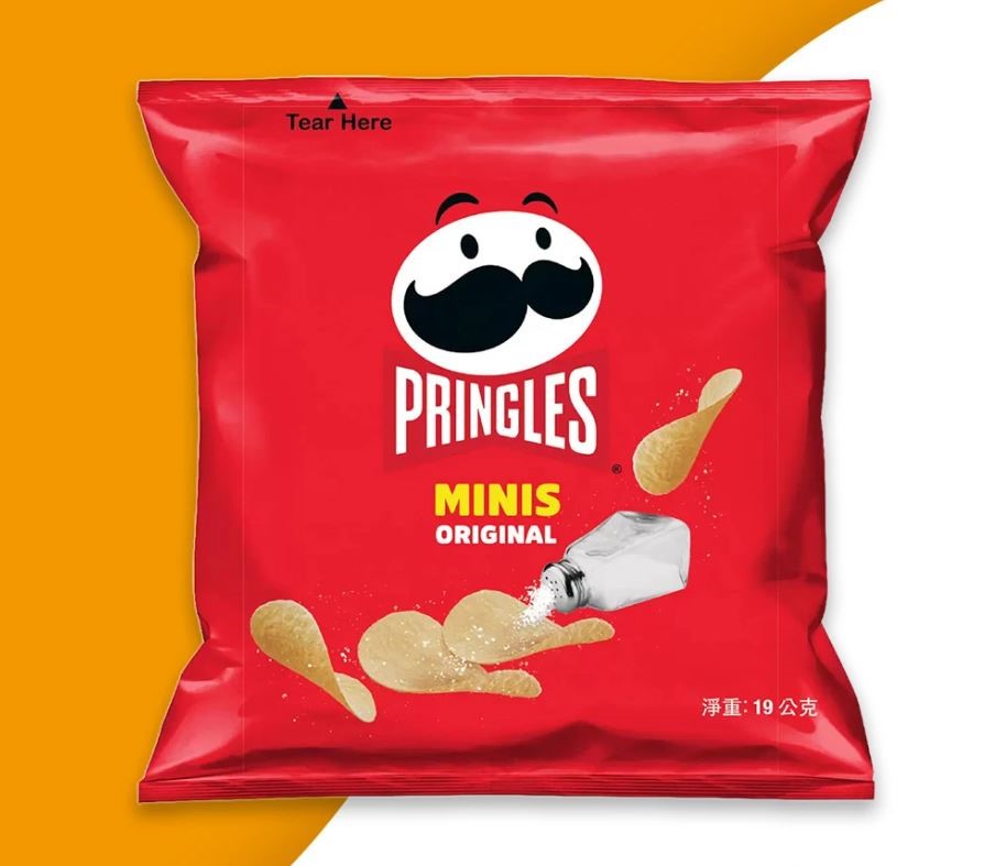 85 x PRINGLES Minis Original Flavour Single Serve Packs, 19g. Best ...