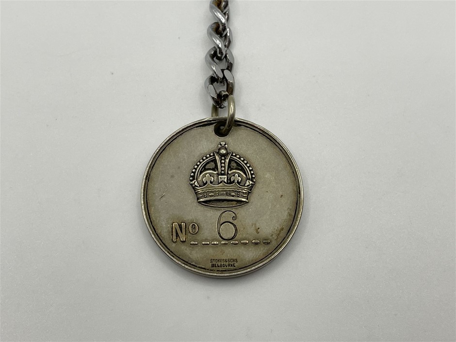 Commonwealth Police Investigation Branch detective's ID fob chain ...