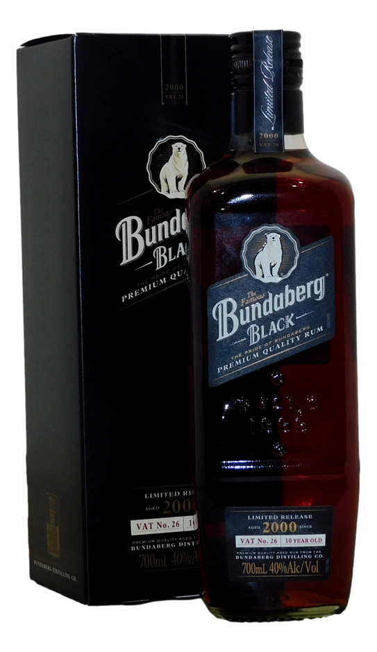 Bundaberg Rum Vat no. 26 Black label 2000 (1x 700mL), QLD Auction (0029 ...
