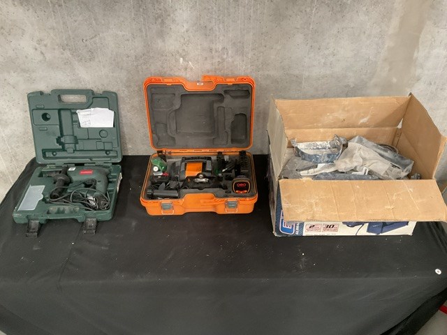 Tracking Laser, Metabo Drill, and Tile Cutting Saw Auction (0054 ...