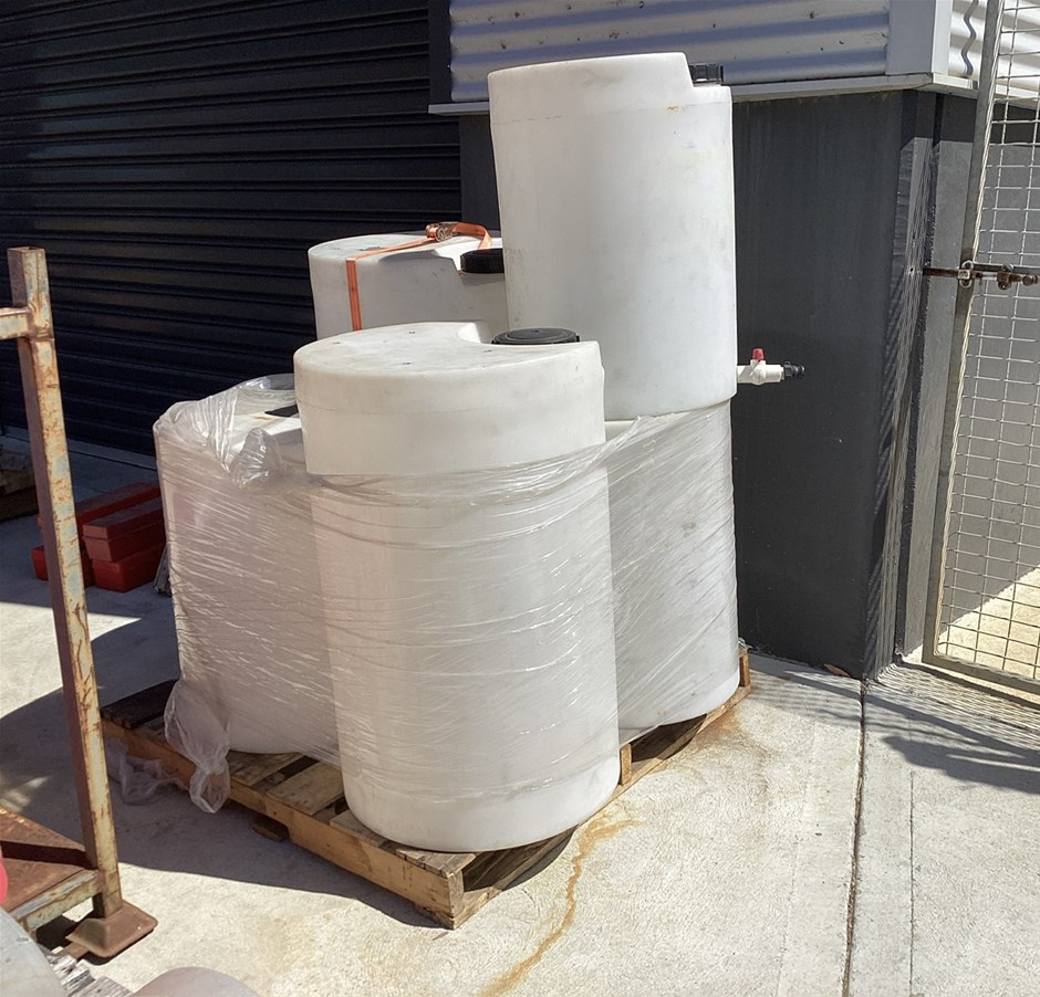 Pallet of Plastic Tanks Auction (0075-3032738) | Grays Australia