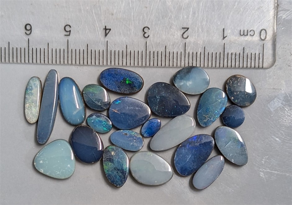 40 Carats Opal Doublet Gemstones Auction (0028-2566558) | Grays Australia