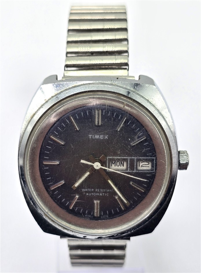 VINTAGE 1970S TIMEX DAY DATE AUTOMATIC WATCH Auction (0001-2568537 ...
