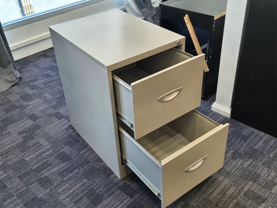 2 Drawer Filing Cabinet Auction (0088-5059538) | Grays Australia