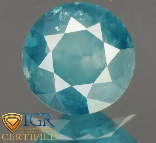 INVESTMENT Quality - 0.36ct - Vivid Blue Natural Diamond - Round Brilliant Auction (0003-2566582 ...
