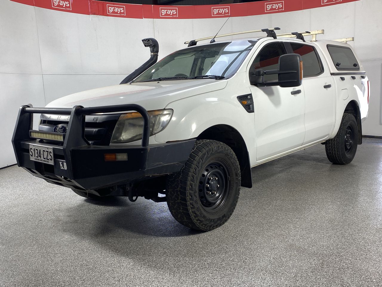 2012 Ford Ranger XL 4X4 PX Turbo Diesel Automatic Crew Cab Chassis ...