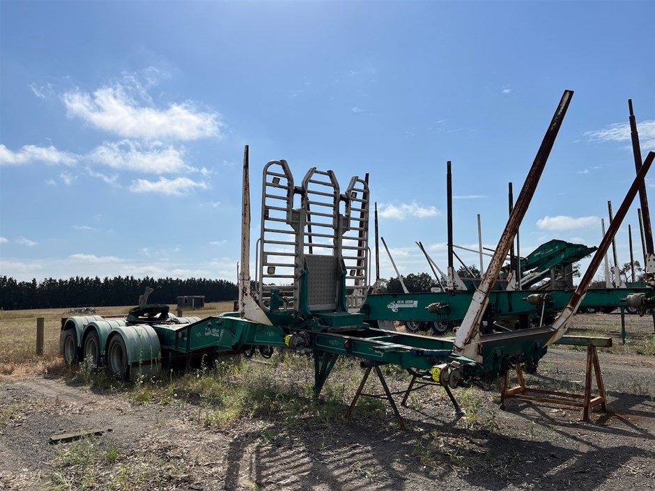 2004 Kennedy Folding Triaxle Log A Trailer Auction (0031-3032671) | Grays Australia