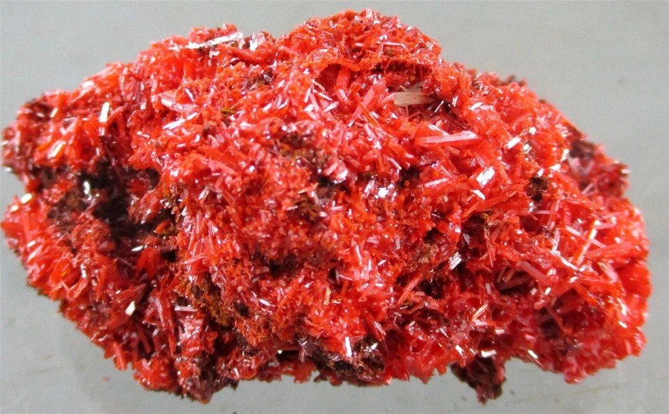 Rare Crocoite, Red Lead Mine and Mineral Specimen Auction (0008-2566653 ...