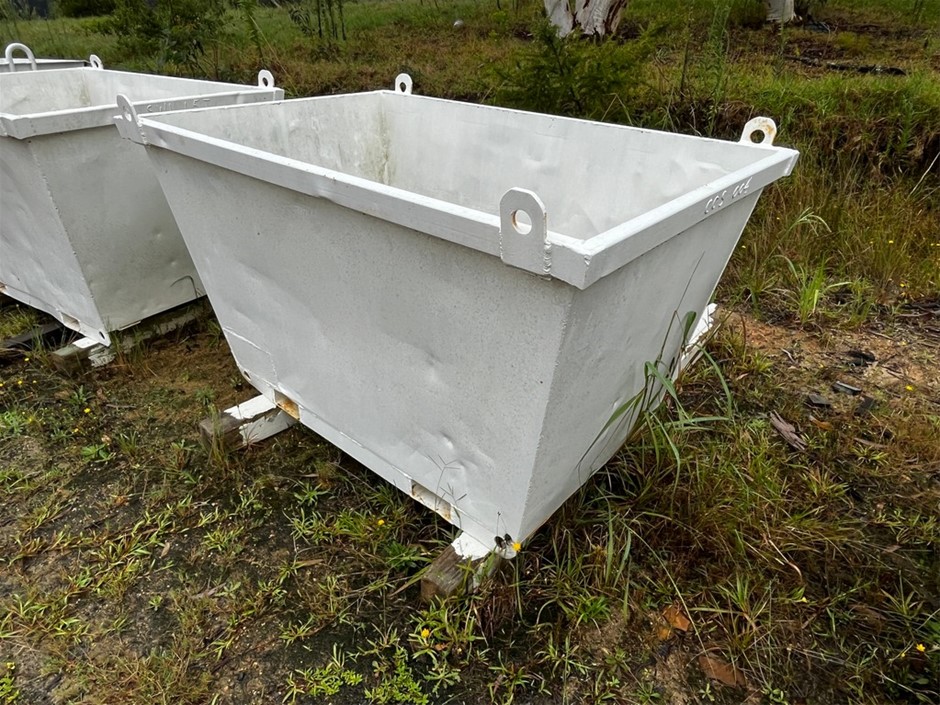 1.5Ton / 2 Cubic Meter Bins, Qty x3 Auction (0087-5059491) | Grays ...