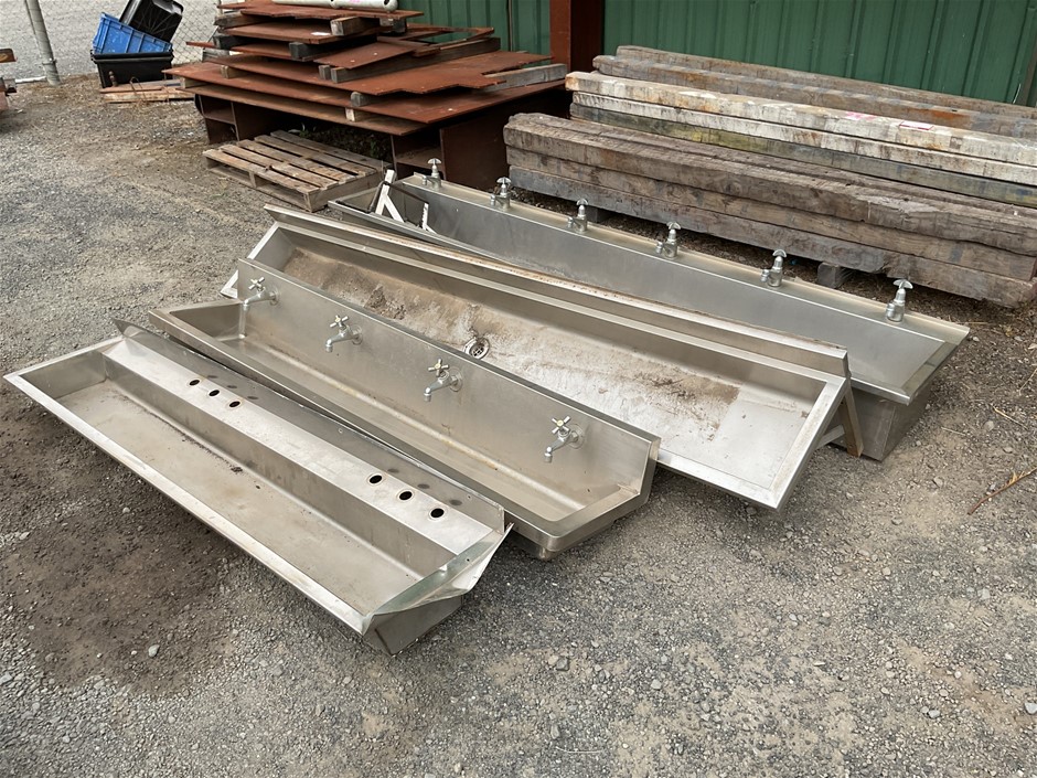 Assorted Stainless Steel Wash Troughs Auction (0248-3032825) | Grays ...