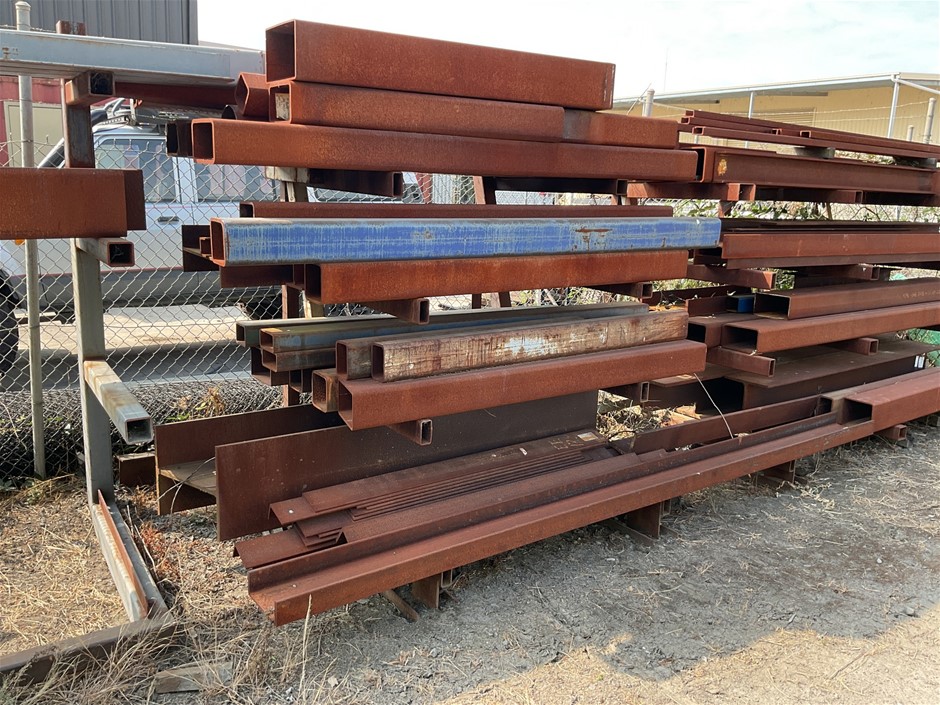 Assorted Lengths of Steel & Stock Rack Auction (0266-3032825) | Grays ...