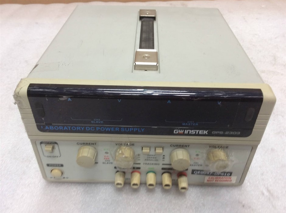 GWINSTEK GPS-2303 DC Power Supply Auction (0027-2566906) | Grays Australia