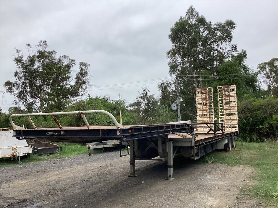 1998 MACOL Tandem Drop Deck Trailer Auction (0006-3033107) | Grays ...