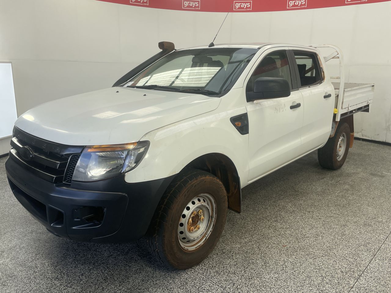2012 Ford Ranger XL 4X4 PX Turbo Diesel Automatic Crew Cab Chassis ...