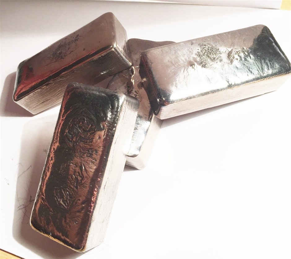 250 Gram 999.0 Pure Tin Bullion "Chunky Style" Ingot Auction (0008 ...