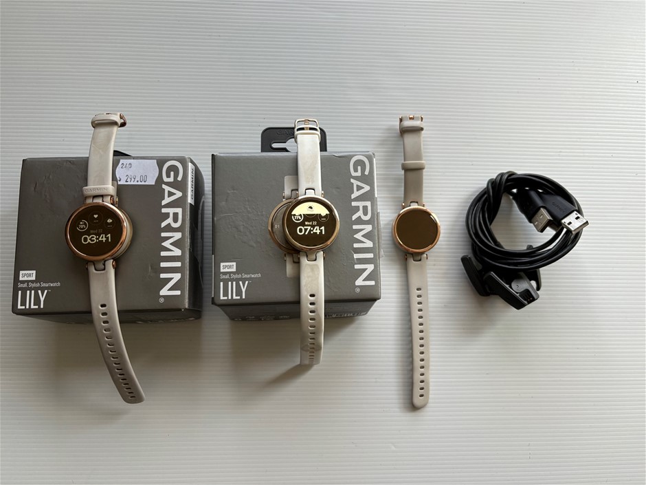 Garmin Lily Smart Watches (Lot of 3) Auction (0007-2567410) | Grays ...