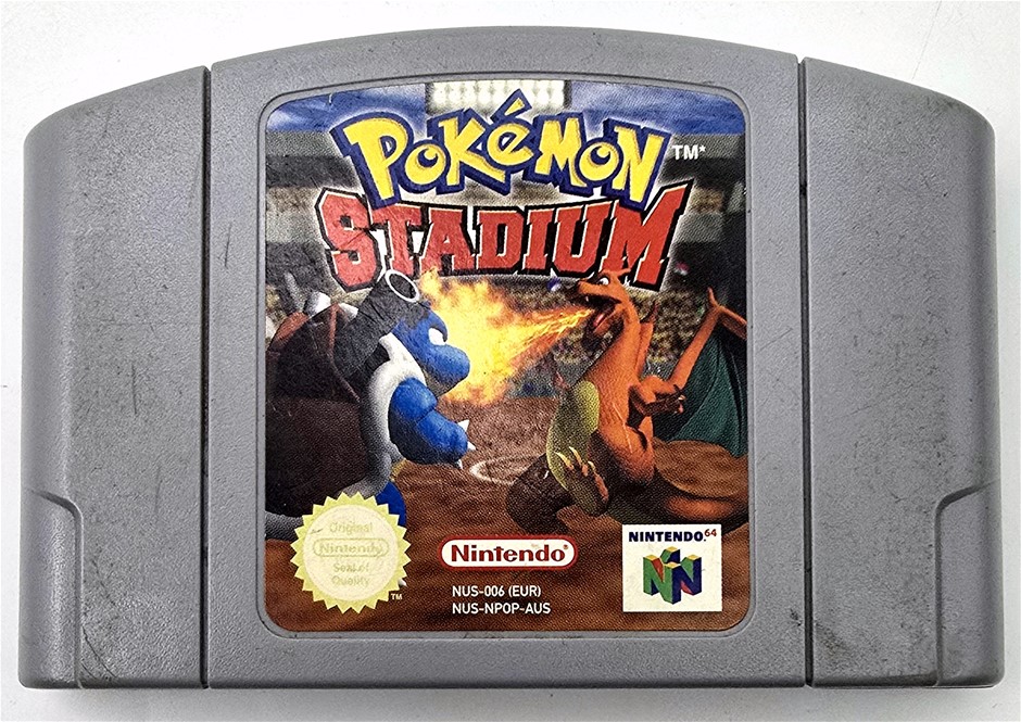 VINTAGE NINTENDO 64, POKEMON STADIUM GAME Auction (0003-2567444 ...