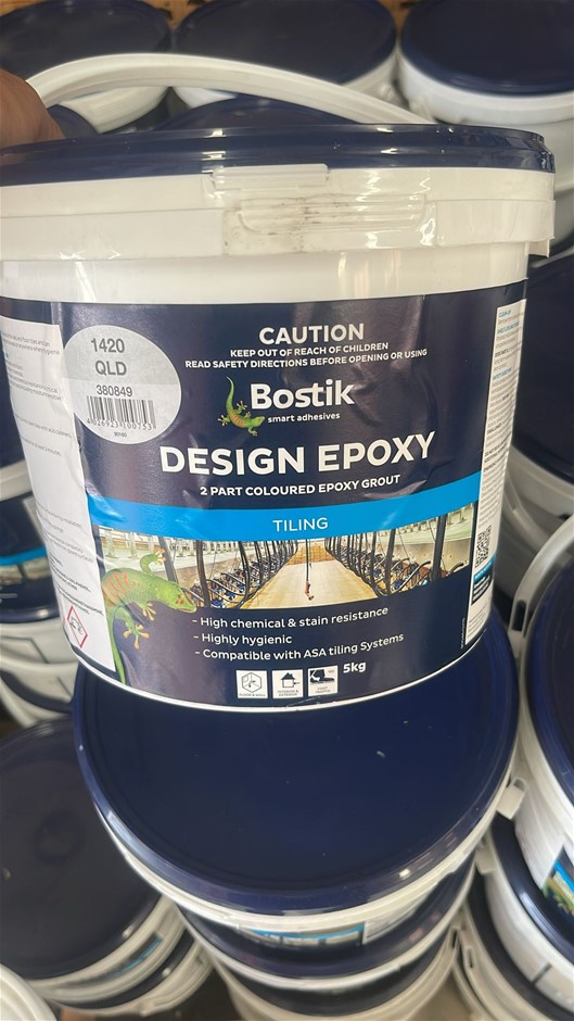 BOSTIK DESIGN EPOXY (Qld Colour) 5kg Bucket Auction (0086-2567433 ...