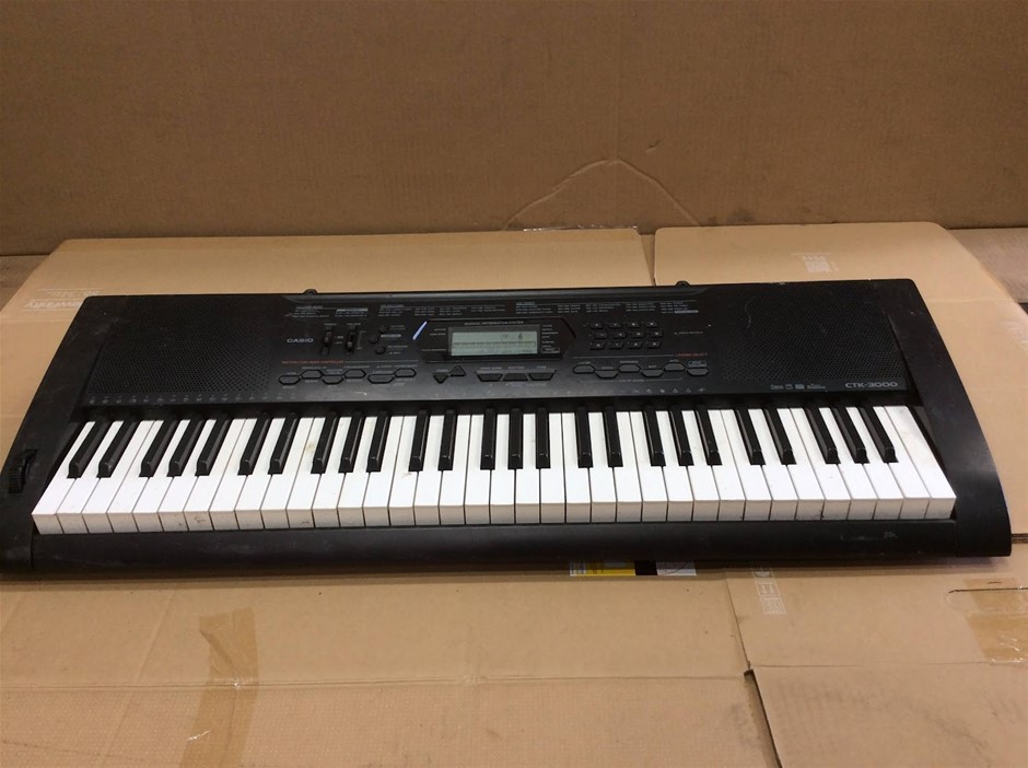 Casio CTK-3000 Electronic Keyboard Auction (0020-2567683) | Grays Australia