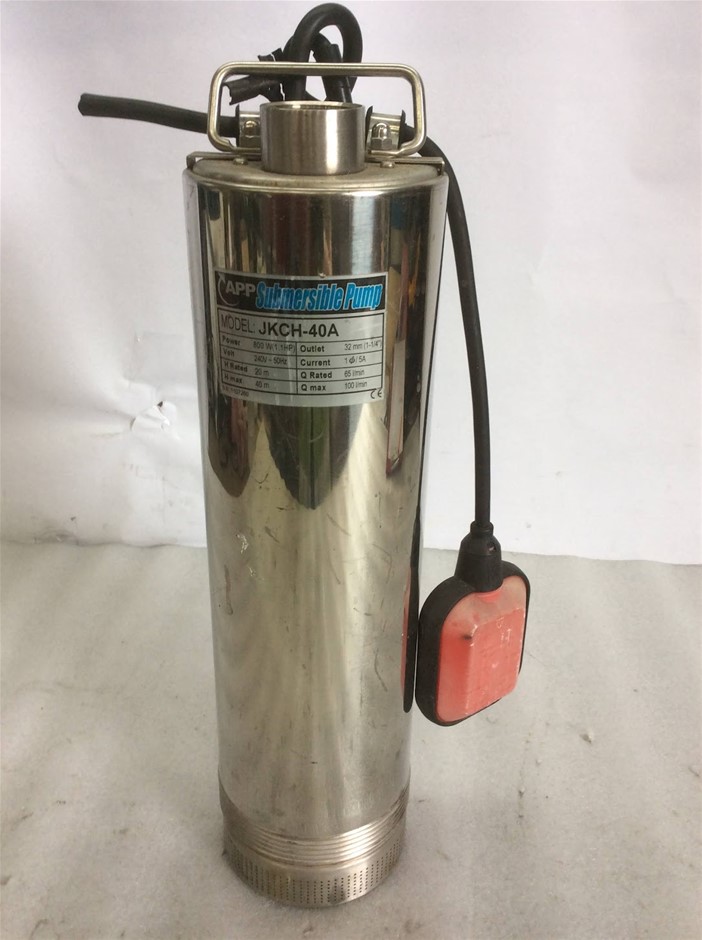Unknown Brand JKCH-40A Submersible Pump Auction (0005-2568158) | Grays ...