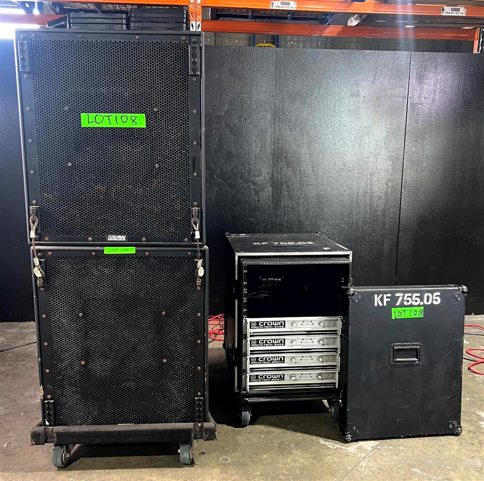EAW KF750 Package 3 -Ex Rental Equipment. Last known to be working ...