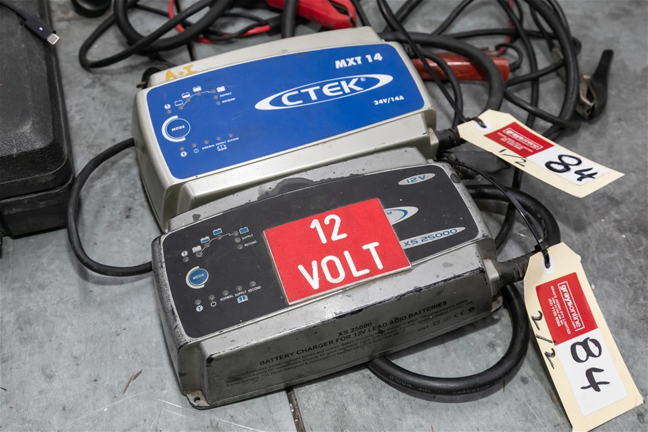 CTEK Battery Charger x2 Auction (0084-5059684) | Grays Australia