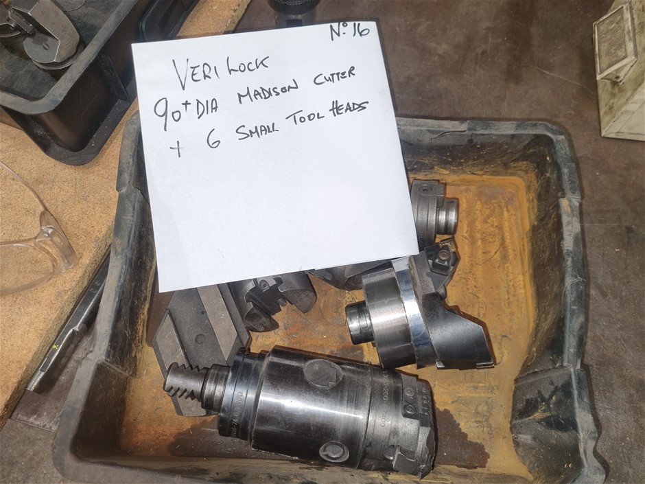 Verilock Tool Heads & Madison Cutter Auction (0016-8020346) | Grays ...