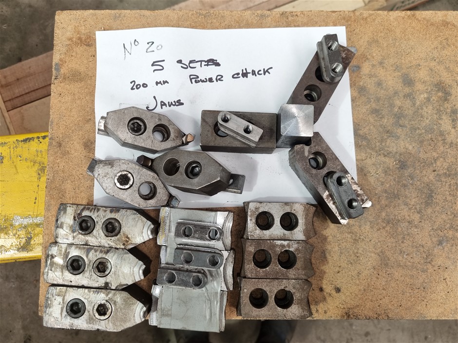 Power Chuck jaws x5 Auction (0020-8020346) | Grays Australia
