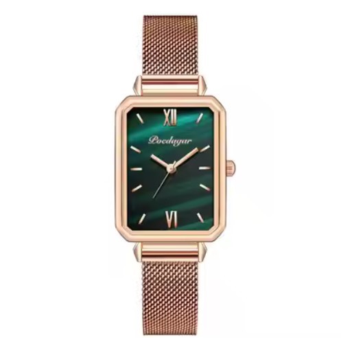 Rose Gold and Green Dial Chronograph quartz Watch Auction (0007-2568524 ...