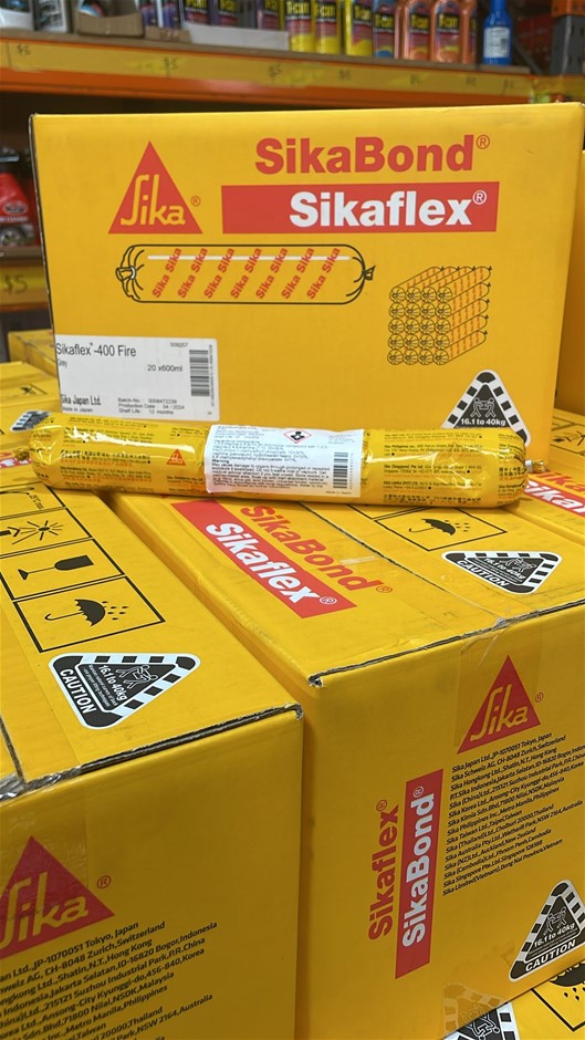 (Box of 20) Sika Sikaflex®-400 Fire Fire resistant polyurethane joint ...