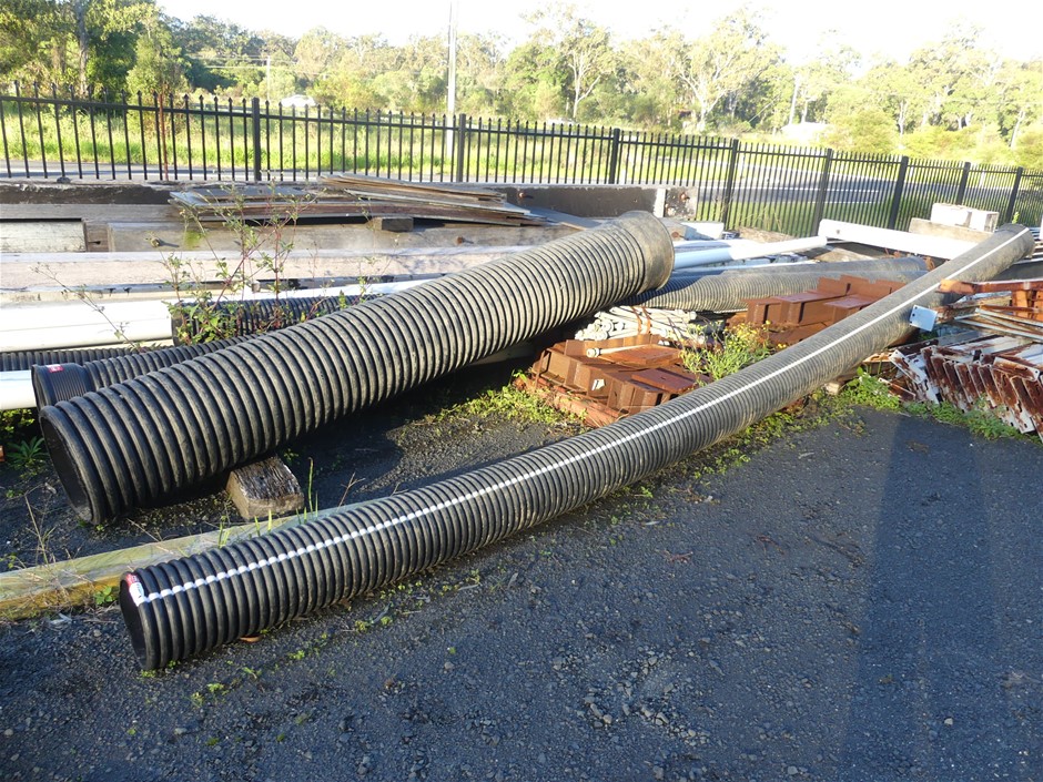 Corrugated HDPE Poly Pipe Sections Auction (0115-5059855) | Grays Australia