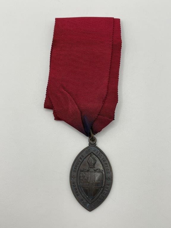 c1940 Diocese Of WellIngton, Order of Lay Readers, Uniface, In Bronze ...